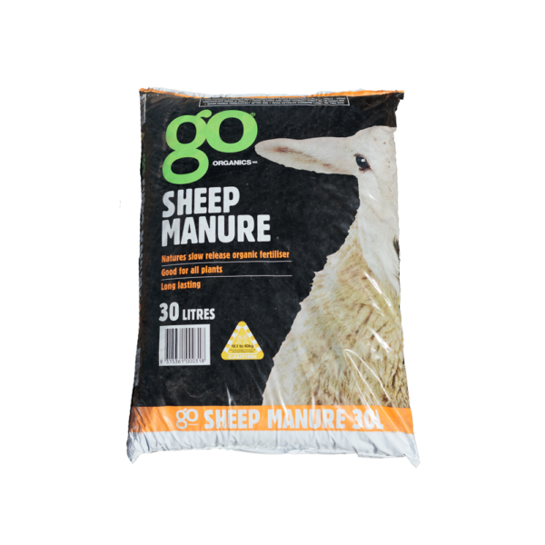 Go Organics Sheep Manure 30Lt Bag — Soils Aint Soils