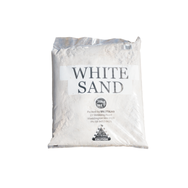Washed White Sand 20Kg Bag — Soils Aint Soils